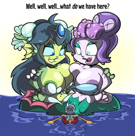 Rule 34 Big Breasts Blue Eyes Breasts Cala Maria Ceedoubleu Cuphead