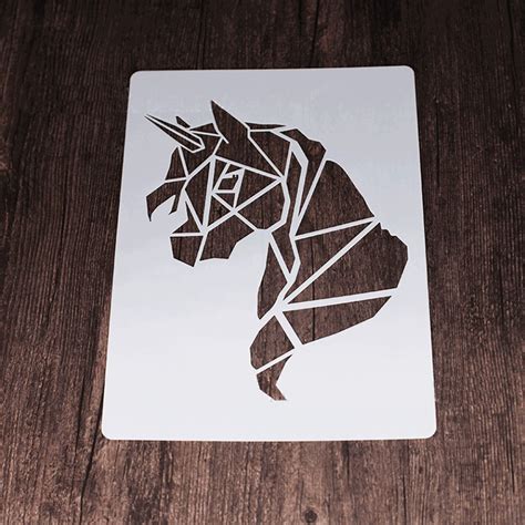 Badu Bg A4 3d Геометрия Животни Лисица Ананас Кон Елен Шаблони Стенни картини Албум за