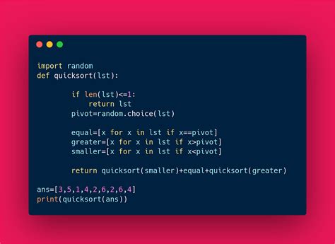 Quicksort Algorithm Implemented The Easy Way Without Cumbersome Partitioning Schemes By