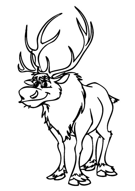 Sven Para Colorir Imprimir Desenhos
