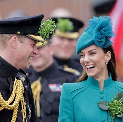 Princess Of Wales Wows In Turquoise Coat And Shamrock Brooch Artofit
