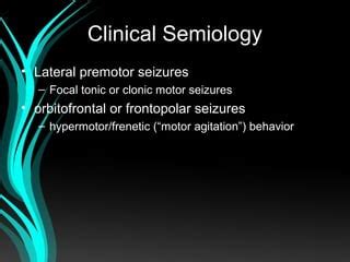 052 Diagnosis And Classication Of Seizure And Epilepsy Ppt