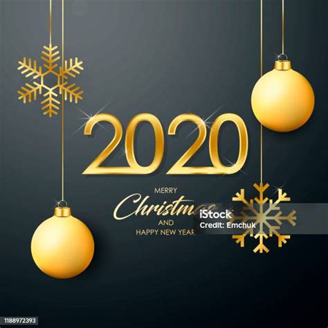 크리스마스 공과 새해 복 야 배경입니다 골드와 블랙 색상 가리기에 대한 스톡 벡터 아트 및 기타 이미지 가리기 검은색 겨울 Istock