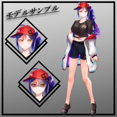 live2dモデルさーんぷる！ skima（スキマ）