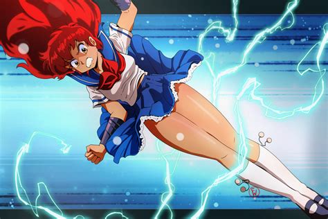 Magami Eiko Project A Ko Drawn By Fritzwillie Danbooru