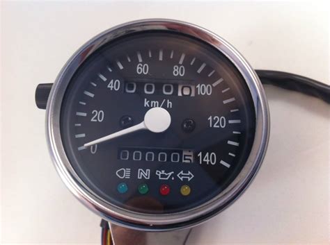 140 Km H Speedometer With 4 Function Lights