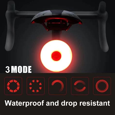 Newest Bike Rear Light Battery Style Safety Warning Taillight Tail Lamp