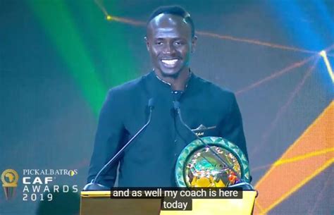 Caf Awards 2019 Sadio Mané élu Meilleur Joueur Africain De Lannée