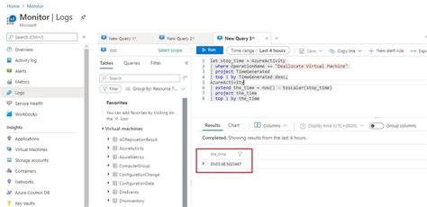 Azure Virtual Machine Verify Vm Is Running Or Stopped From How Long