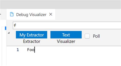 not seeing custom data extractor visualizers in the visualizer options · issue 134 · hediet