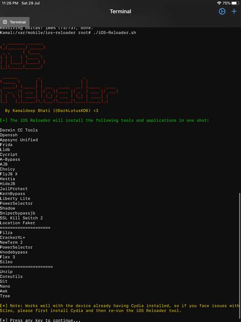 Github Darklotuskdbios Reloader The Ios Reloader Is A Weaponizing Tool For Jailbroken Ios