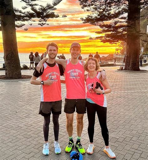 manly beach running club mbrc unisex singlet pure running