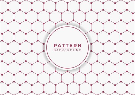 Premium Vector Red Hexagonal Line Pattern Background