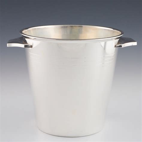 St Medard Silver Plate Art Deco Ice Bucket C1930