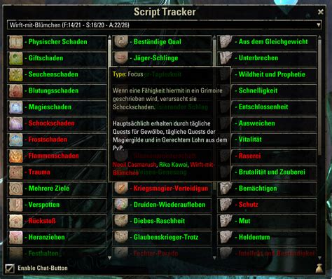 Script Tracker Track Scribing Scripts On Other Characters Info