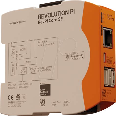 REVPI CORE SE8 RevPi Core SE 8 GB At Reichelt Elektronik