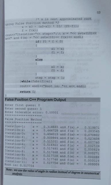 campus book unit i errors and computation of roots numerical