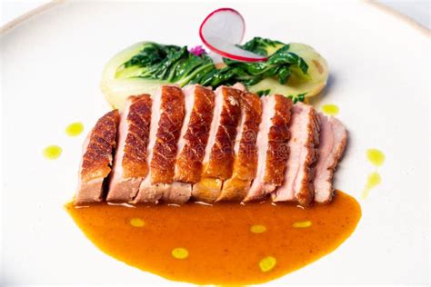 Grilled Duck Breast Steak With Sauce Stock Image Image Of Fried