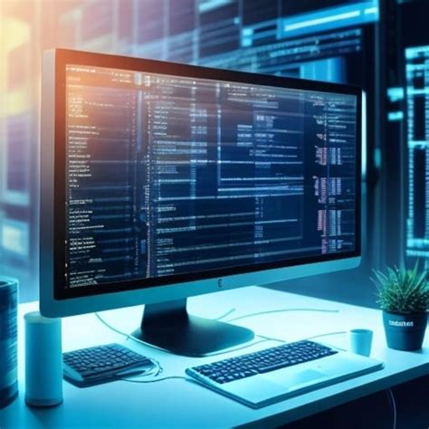 Premium Photo Software Development Background With Codding Ai Generated