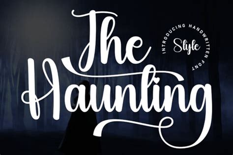 The Haunting Font Script Beautiful Font Vintage Cheap Font Retro