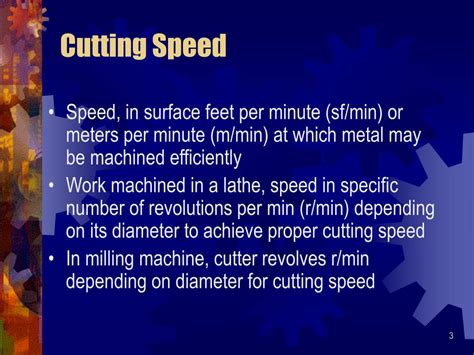 Ppt Cutting Speed Feed And Depth Of Cut Powerpoint Presentation Free Download Id1308203
