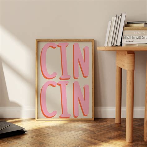 Cin Cin Art Print Posterami