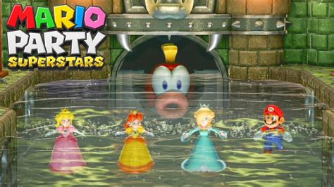 Mario Party Superstars Minigames Mario Vs Peach Vs Daisy Vs Rosalina