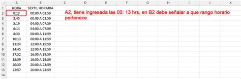 Excel Formula Para Incluir Una Hora Dentro De Un Rango Horario Sextiles Stack Overflow En