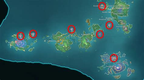 Genshin Impact Inazuma Quests Map At April Newton Blog
