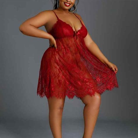 Europe And The United States Plus Size Women Sexy Valentines Day Lace