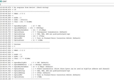 Lora E Mhz Communication Problem Page Networking Protocols