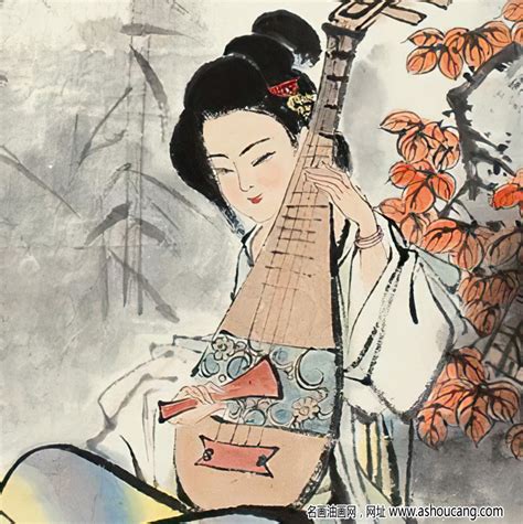 刘旦宅作品 琵琶行 高清大图下载 名画油画网