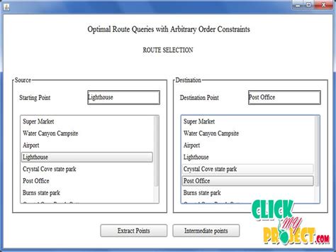 optimal route queries with arbitrary order constraints clickmyproject