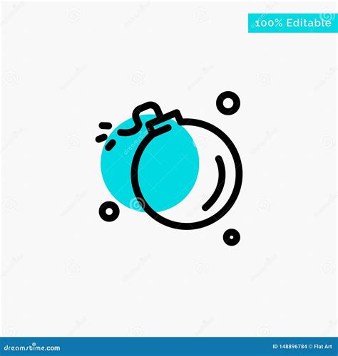 Bomb Comet Explosion Meteor Science Turquoise Highlight Circle