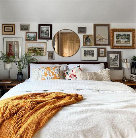 What To Put Above Bed Frame Decorating Above The Bed Photo Wall Over