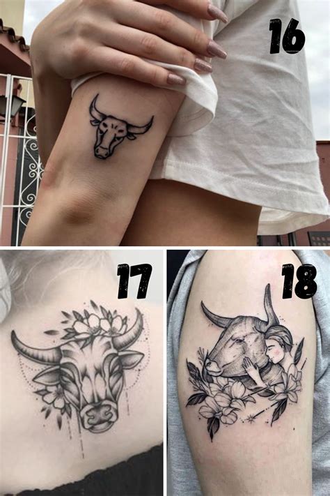 Pin On Tattoos Taurus Design