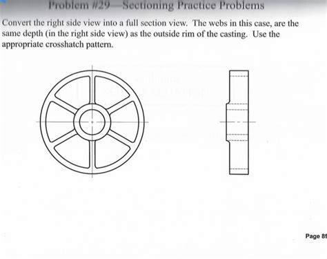 solved problem 29 sectioning practice problems convert the