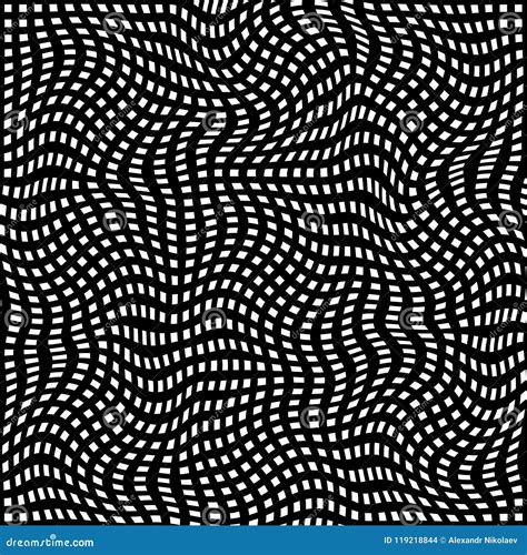 Wavy Monochrome Linear Texture An Abstract Background With Optical