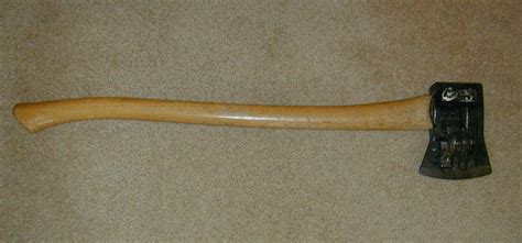 Vintage Chopper 1 Usa Spring Loaded Wedge Splitting Maul Axe Firewood