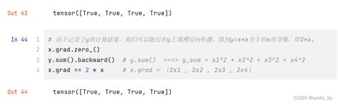 pytorch基础操作 二 自动微分 pytorchbackward标量 CSDN博客