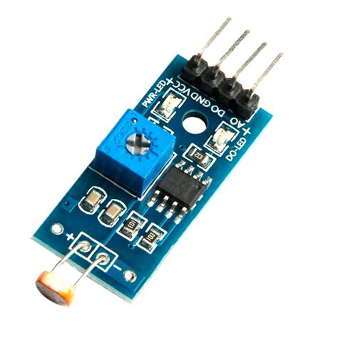 Módulo Sensor De Luminosidade Ldr Com Lm393 Saída Digital E Analógica Casa Da Robótica