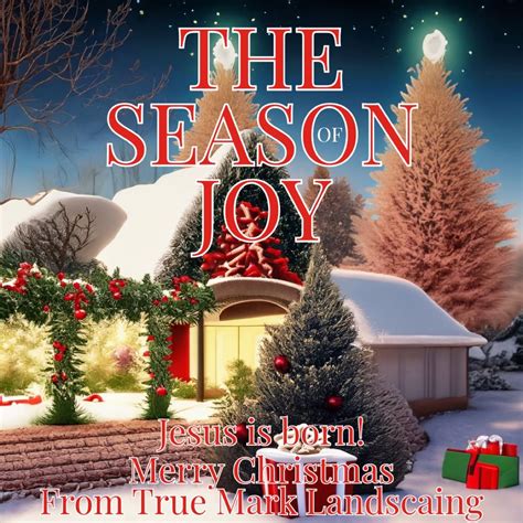 Jacob Thifault On Linkedin Merry Christmas From True Mark Landscaping