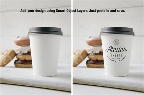 Coffee Doughnut Mockup Product Mockups Ft Coffee And Donut Envato