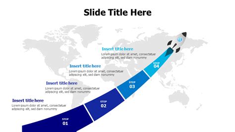 4 Steps Launch Rocket Infographic Inforgraphics And Slides