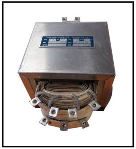 Single Phase Multi Tap Transformer 0 6 Kva 1000 Hz P N 19118 L C
