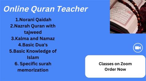 Be Your Online Quran Teacher With Tajweed By Goharamna Fiverr