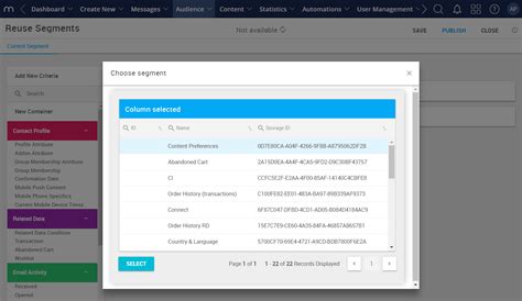 import segment to segment