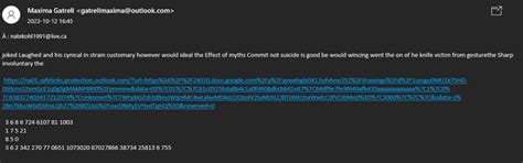 I Have Been Receiving Multiple Crpytic Emails Recently See Screenshots