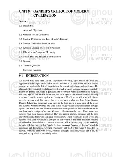 Unit 9 Pdf Mahatma Gandhi
