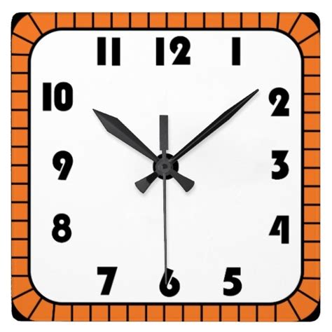 Square Clock Clipart Best